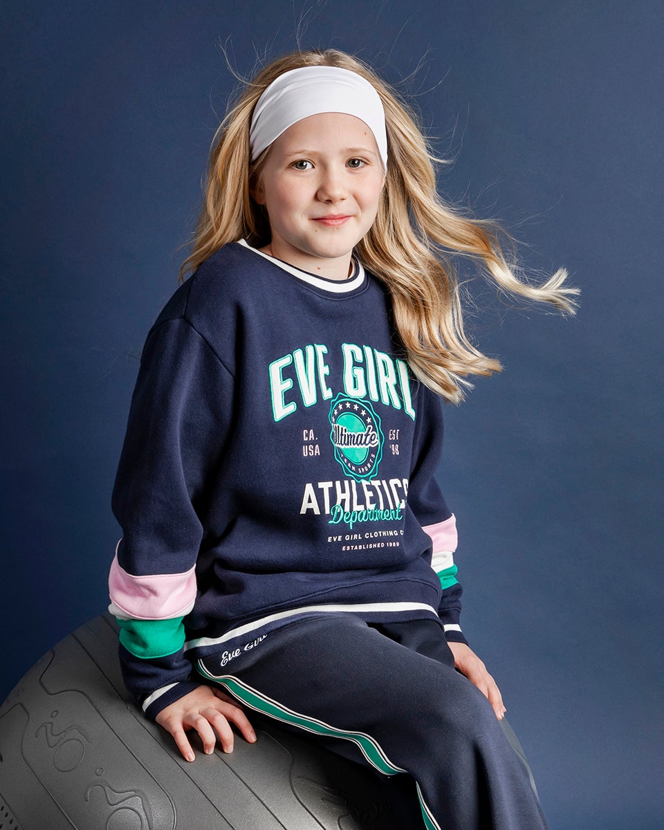 Eve Girl Ultimate Panel Crew Navy | Shaw Street Clothing