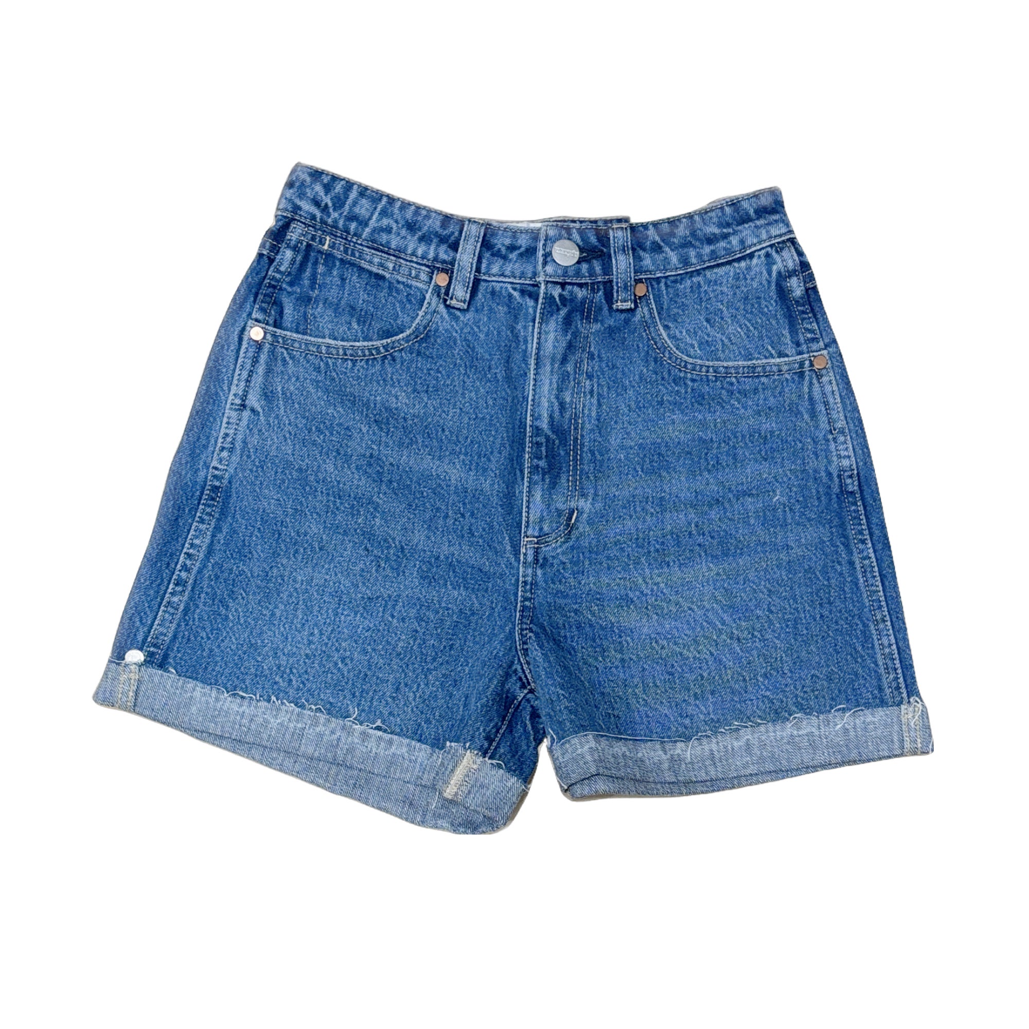 Wrangler Hi Bells Short Blue Flip | Shaw Street Clothing